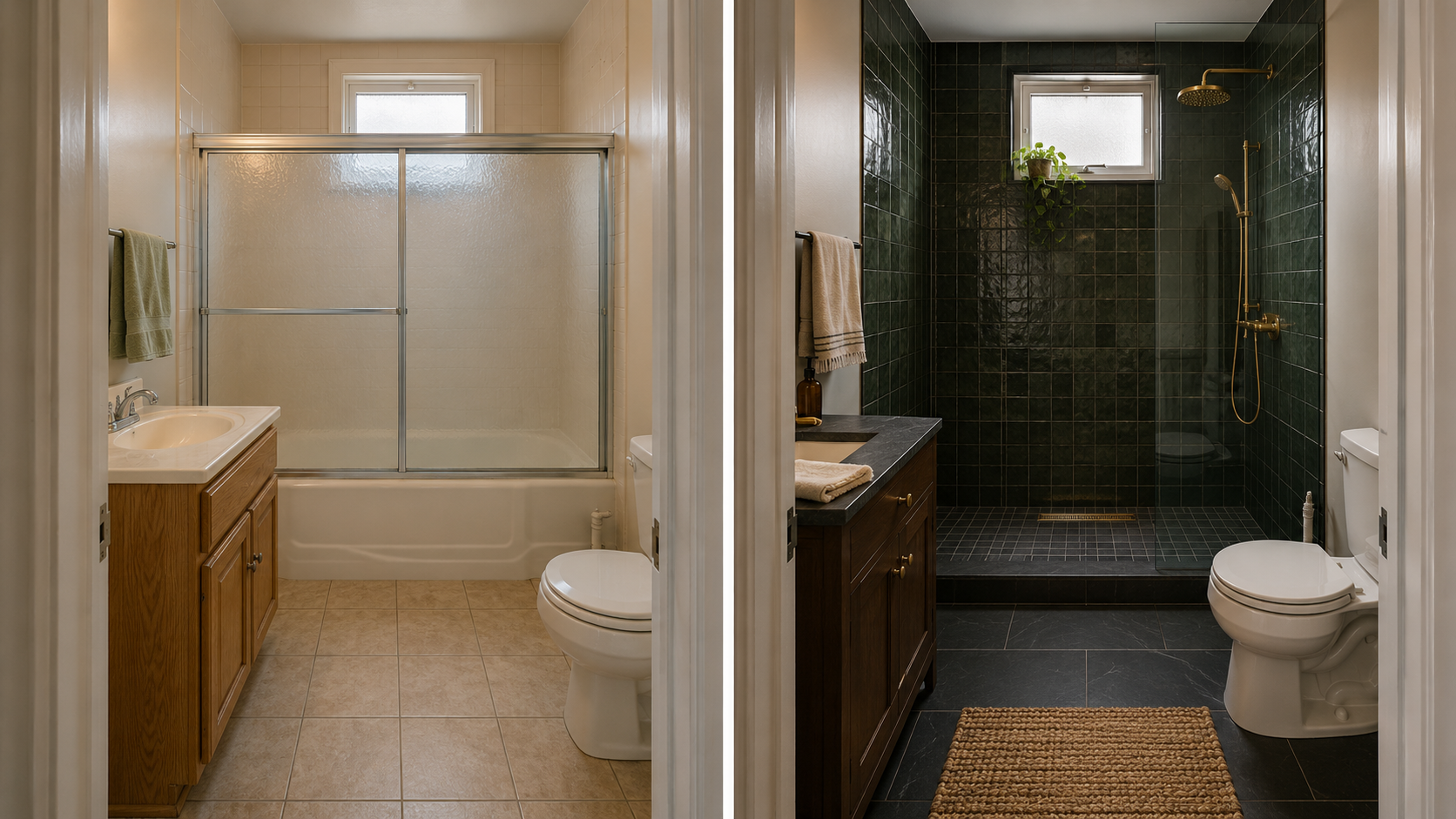 Convert Tub to Walk-in Shower: Before and After Ideas